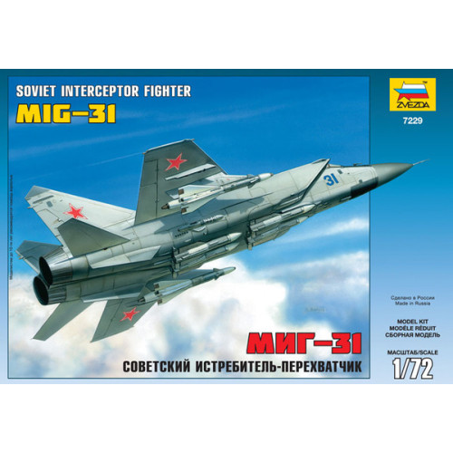 MIG-31 Soviet Interceptor Fighter 1/72